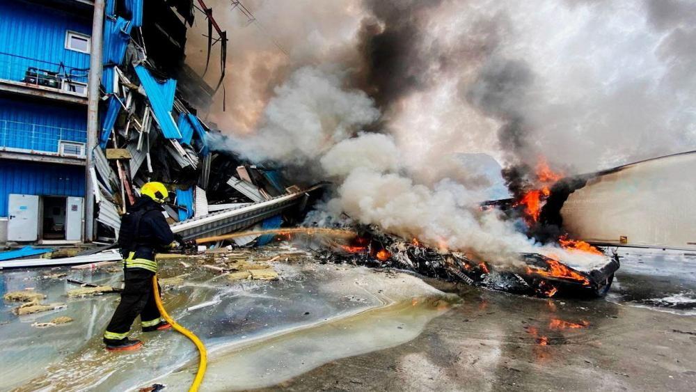 Four dead and several injured after massive Russian strikes across Ukraine