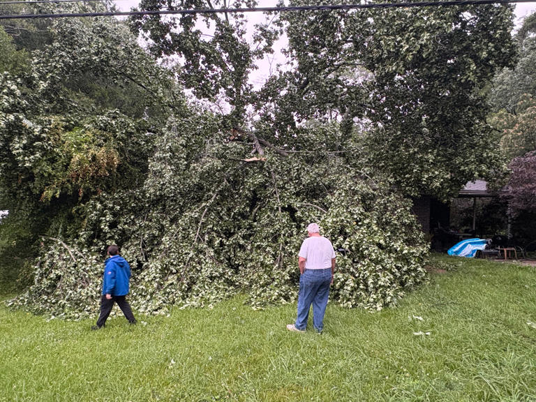 Thousands remain without power Tuesday morning after storms knock down ...