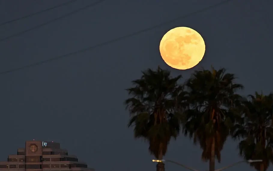 Strawberry moon to follow rare May blue moon
