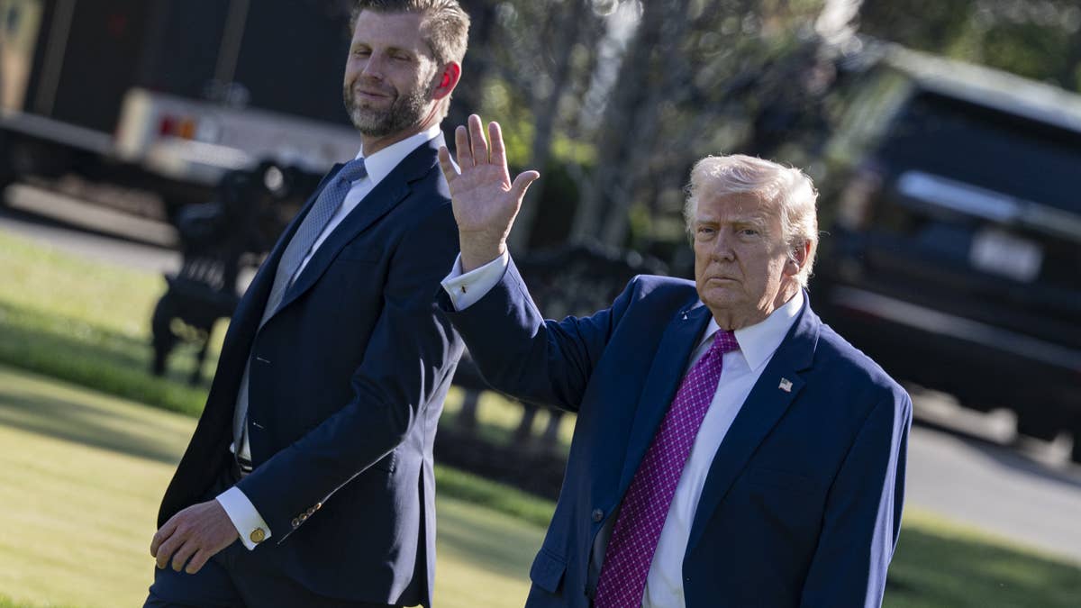 Lara Trump discusses Eric's resemblance to his father Donald Trump