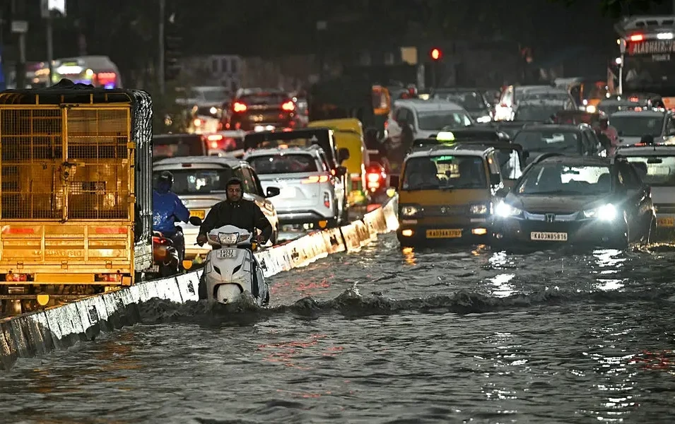 Bengaluru traffic cop’s flood rescue sparks praise, accessibility debate