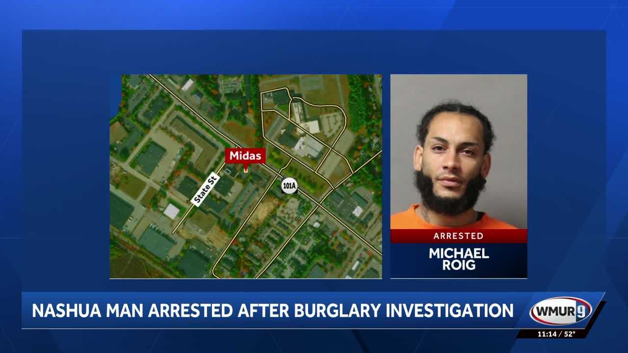 Nashua man faces felony charge in Amherst Street burglary, officials say