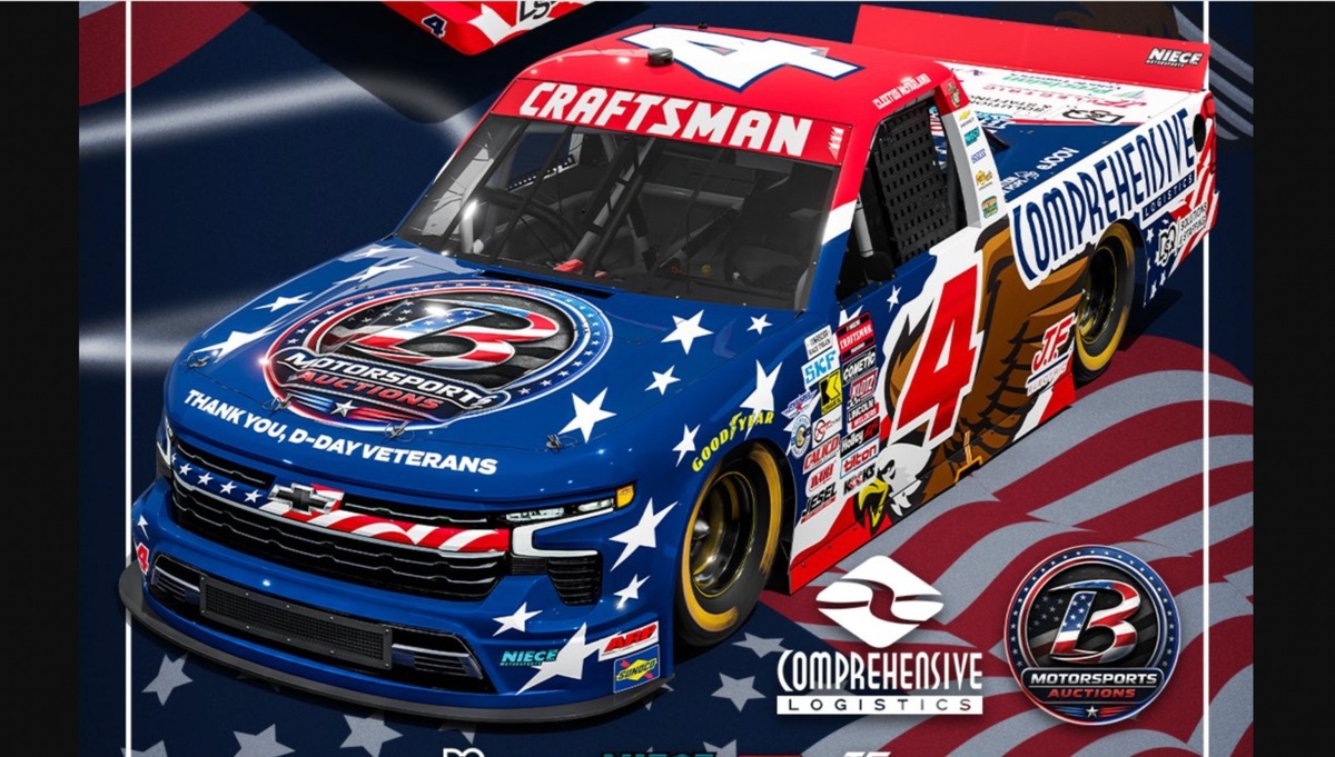 Cleetus McFarland to run bald eagle paint scheme in Michigan NASCAR ...
