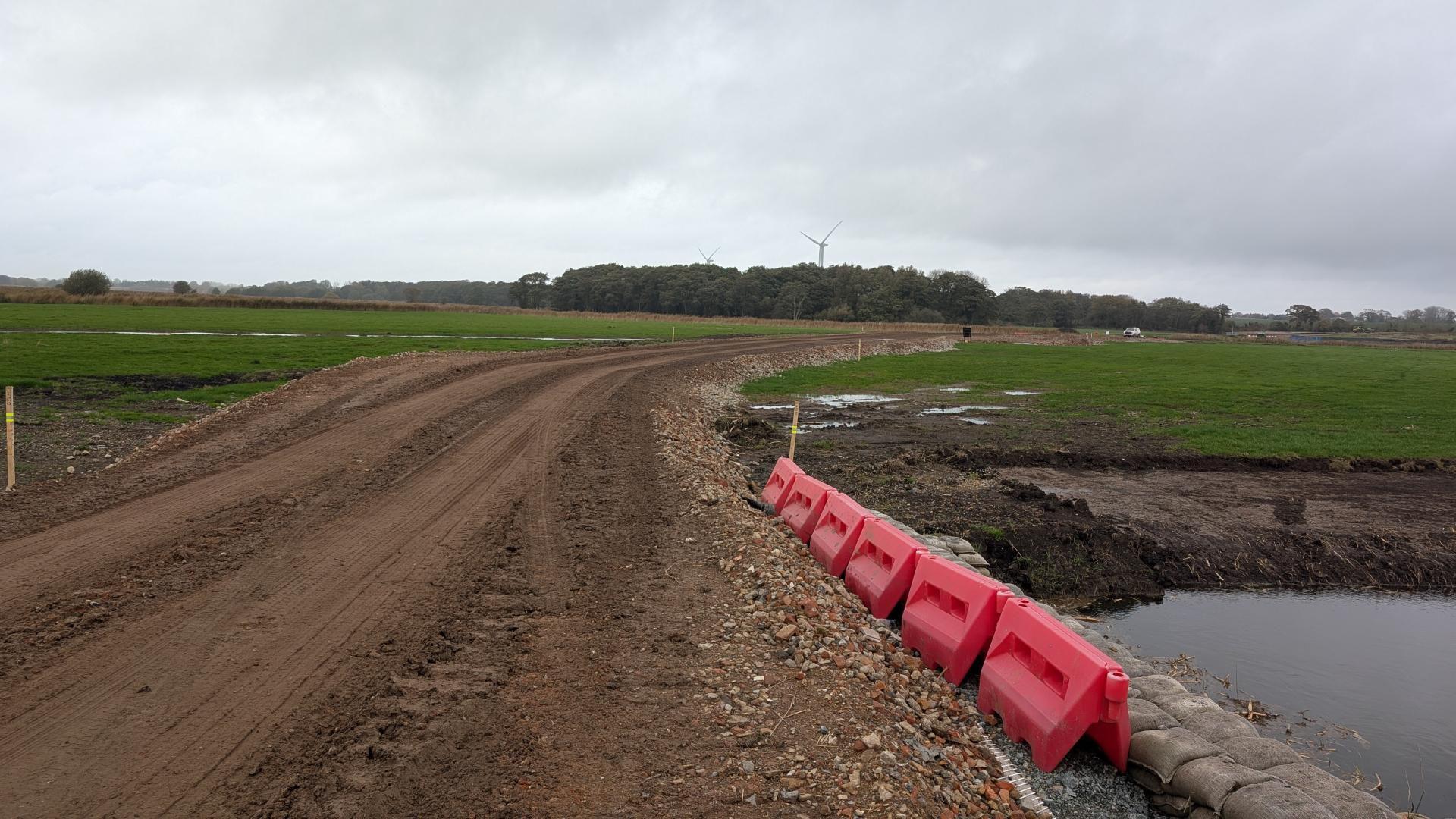 Access road to ease bypass construction traffic