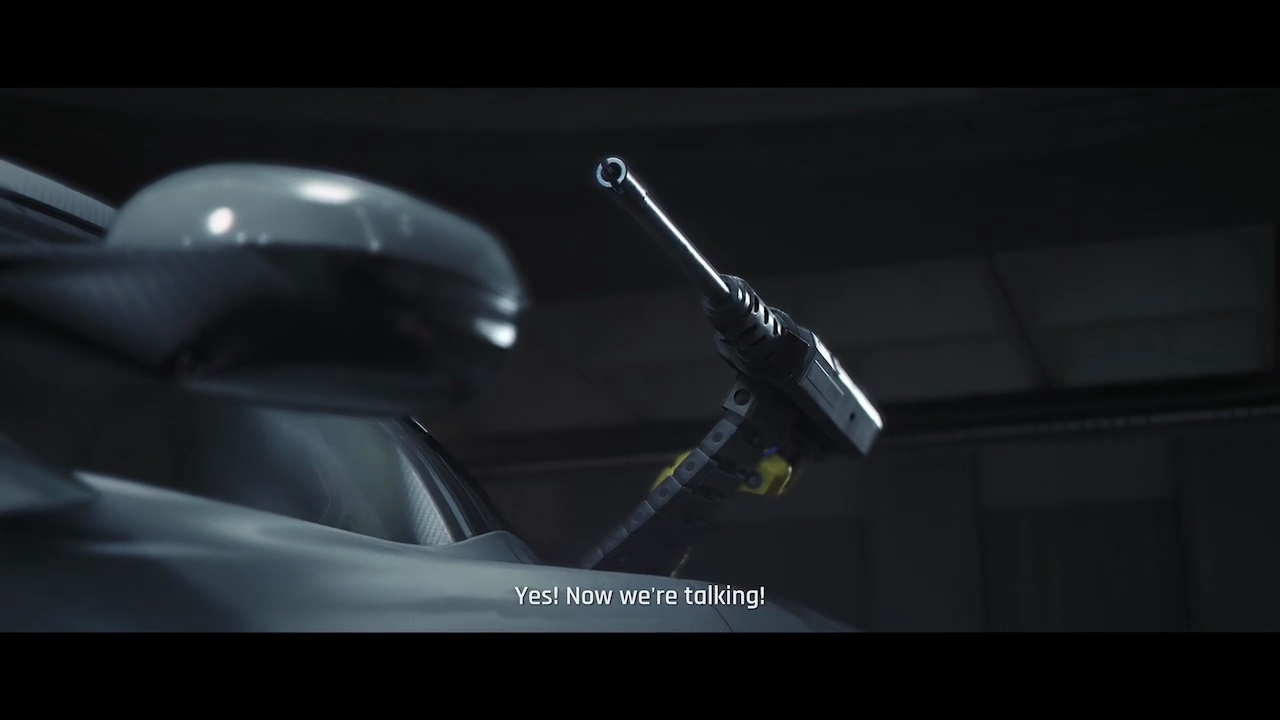 Machine guns armed and ready to fire | 007 first light