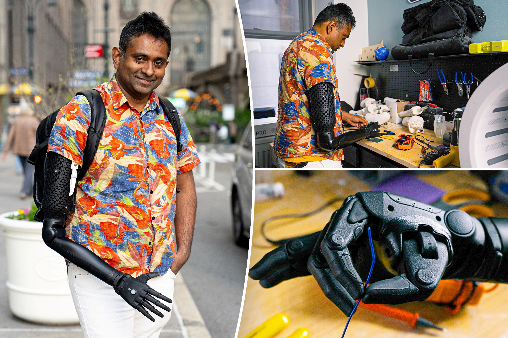 Bronx physicist becomes first to receive life-altering, 3D-printed robo-arm