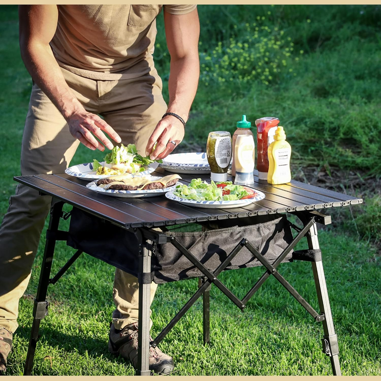 This $40 outdoor folding table is about to be your summer's MVP