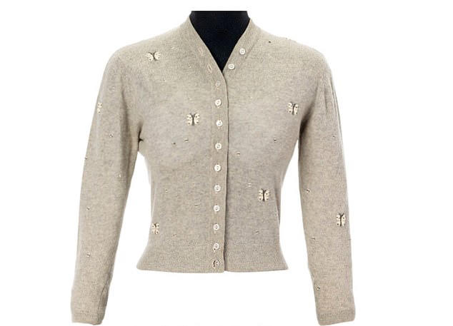 Screen goddess Marilyn Monroe's cardigan set to fetch big money at auction