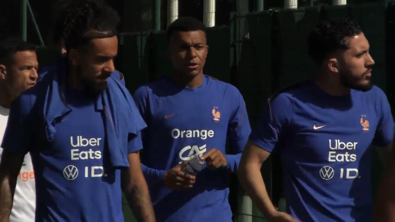 Mbappe and France team-mates gather to begin training for World Cup