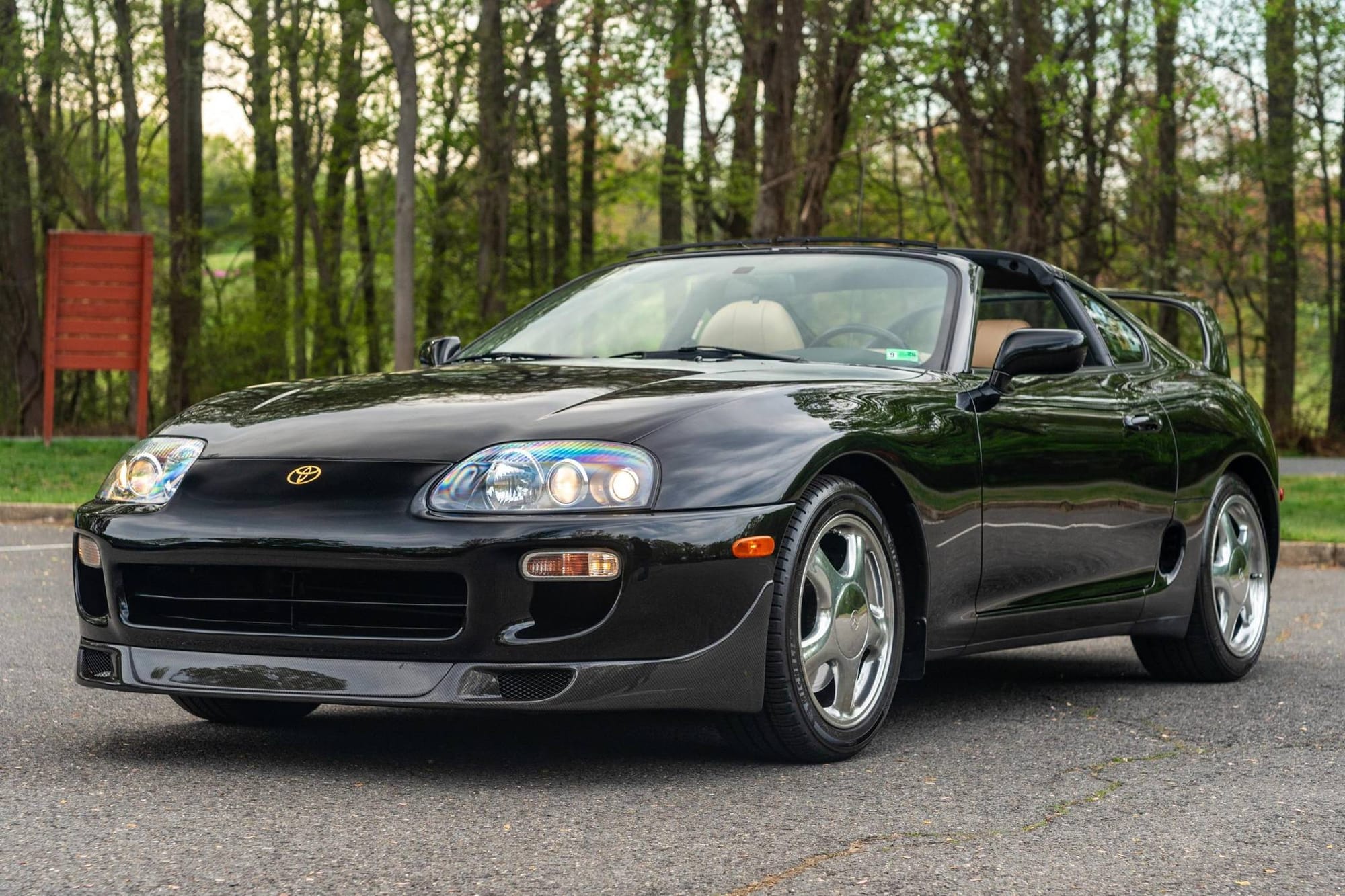 Low-mileage 1998 Toyota Supra Turbo draws strong interest at auction