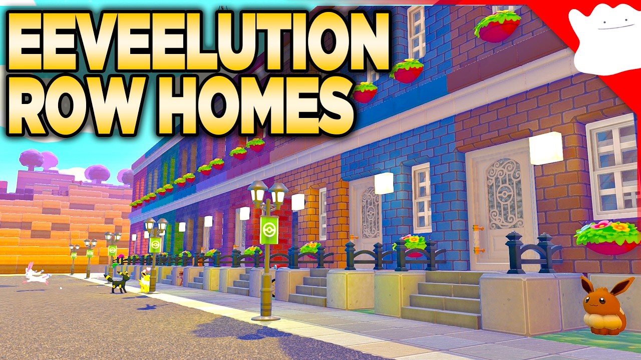 New Eeveelution Row Homes Build for Pokopia City