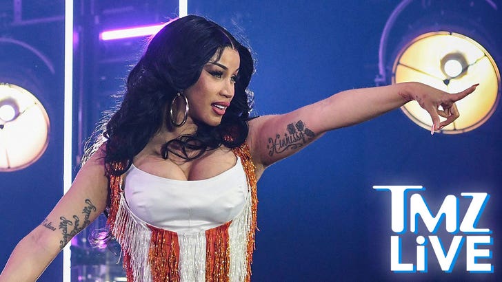 Cardi B accidentally takes down robot in San Francisco stunt | TMZ Live