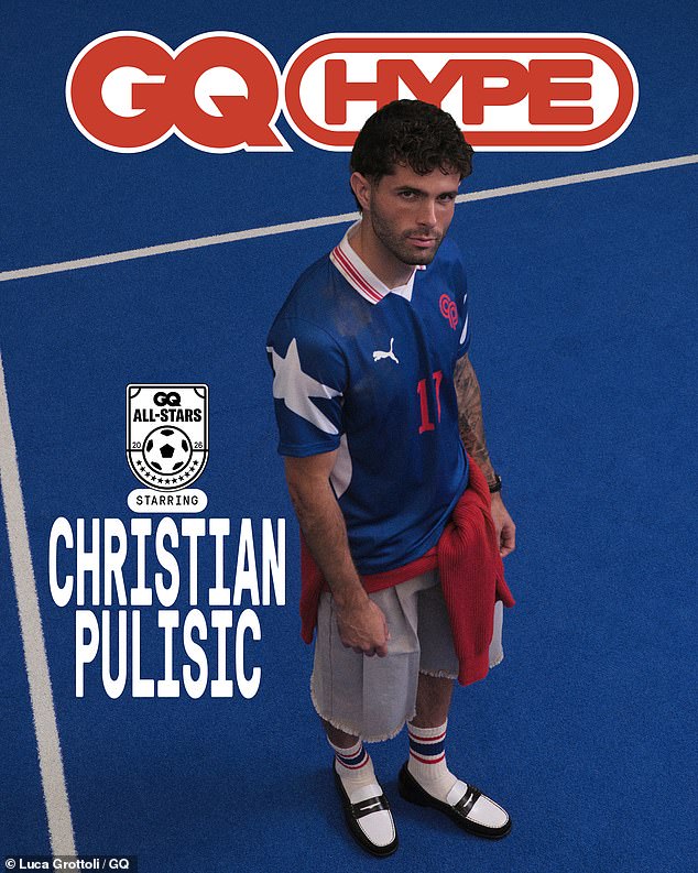 'Captain America' Christian Pulisic poses for GQ before leading his ...