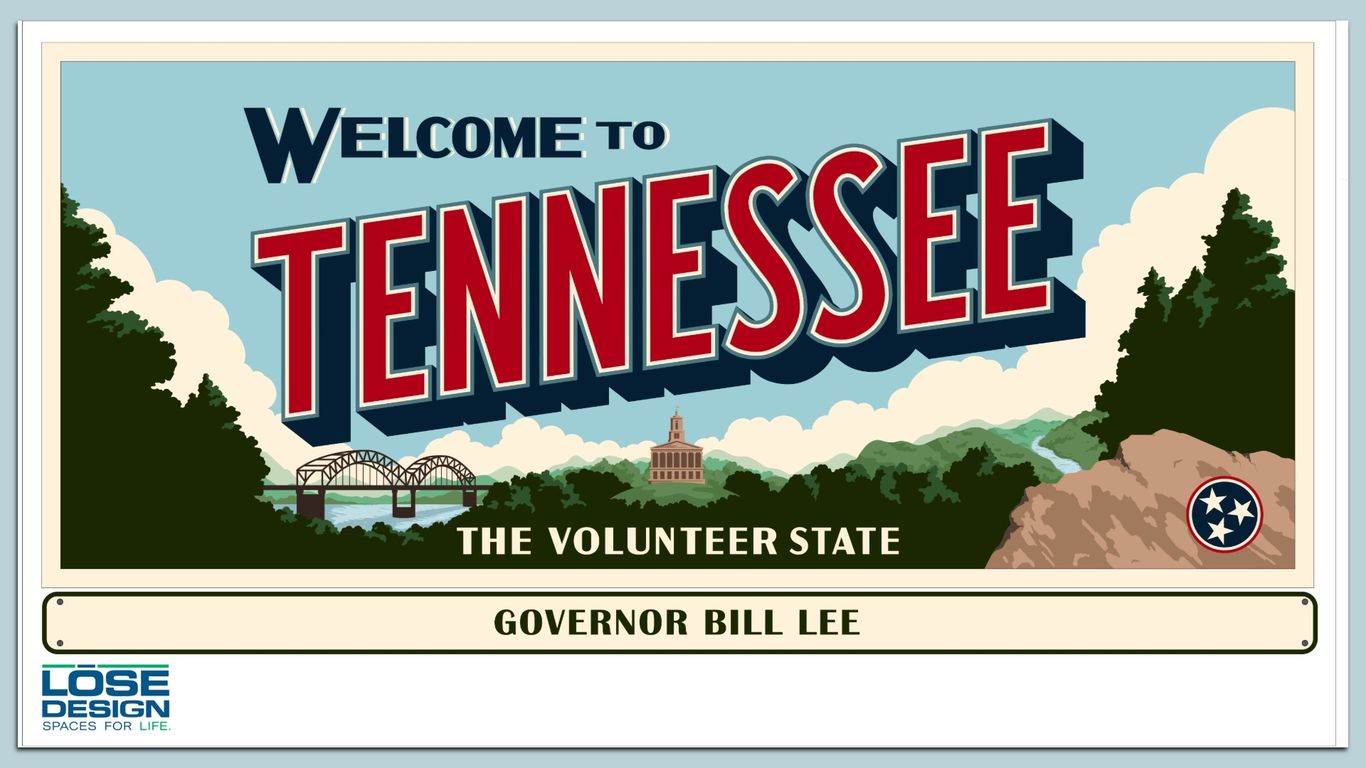 Tennessee unveils new roadside welcome sign