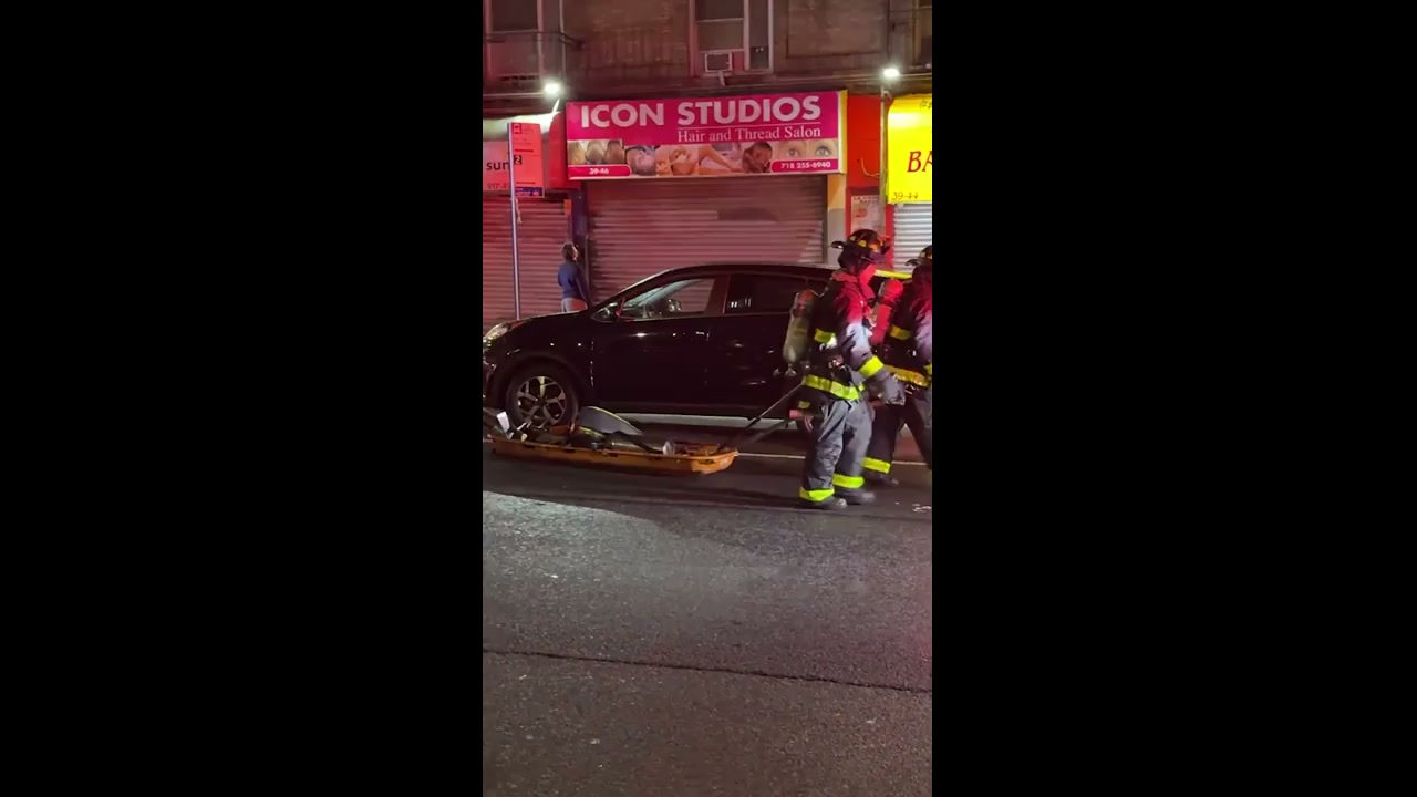 Firefighters swarm Queens apartment building after fire