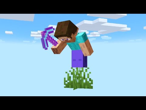 Minecraft, but it's only 1 grass block