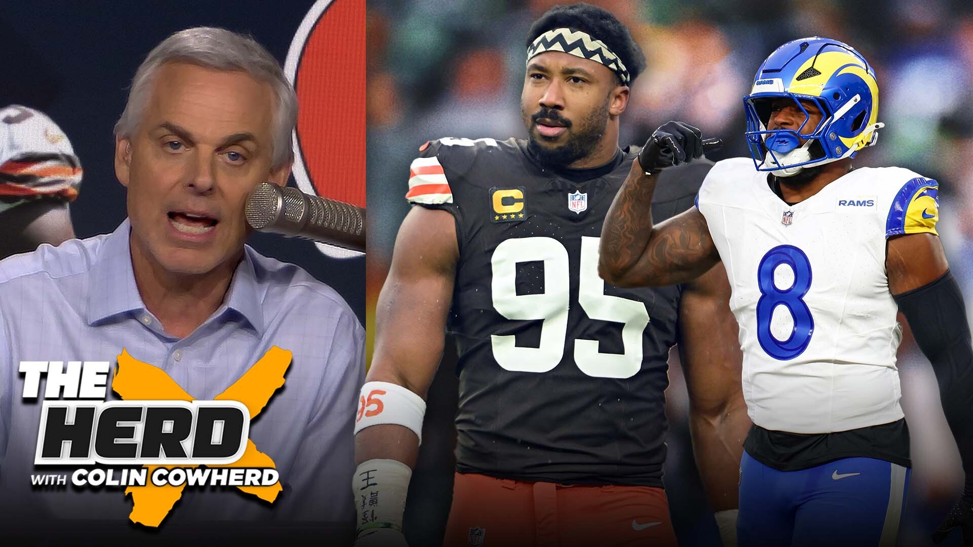 Myles Garrett to be traded to Rams for Jared Verse, 2027 1st-round pick ...