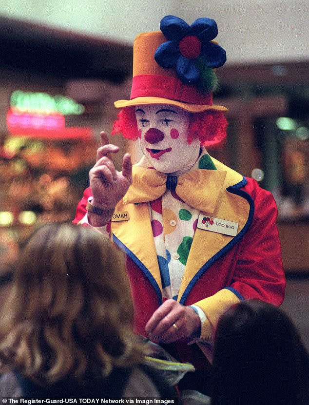 He was an entertainer loved by children but behind the painted face ...