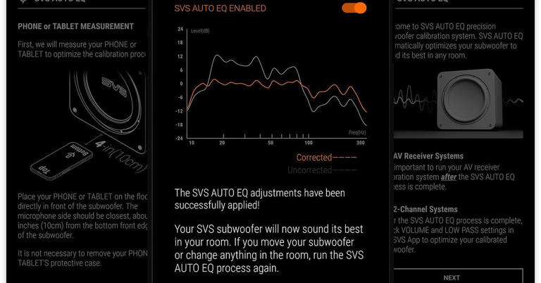 SVS adds automatic room calibration to R|Evolution series