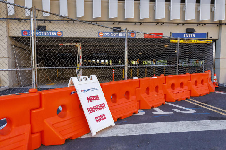 A parking garage at a NJ hospital was declared unsafe. The same vendor ...