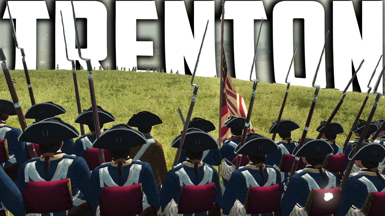 The battle of Trenton 1776 AD