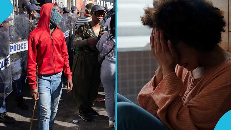 South African woman cries after son mistaken as foreigner killed during ...