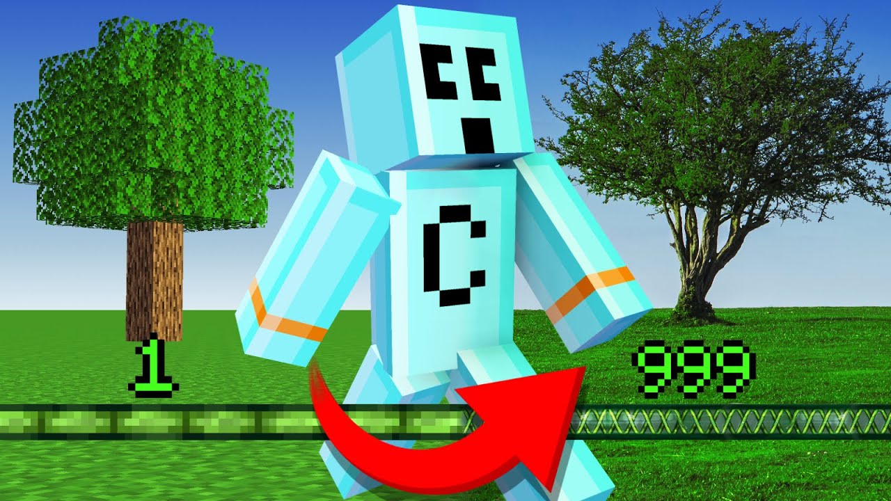 Gaining experience points to unlock hyper realism in Minecraft