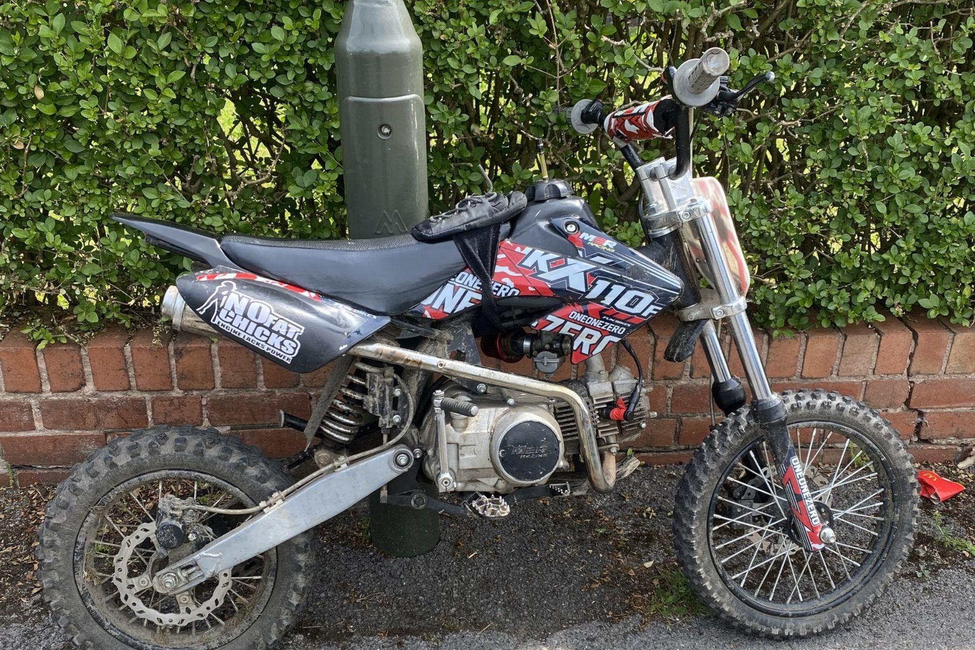 Police seize illegal bike after reports of nuisance near Chesterfield