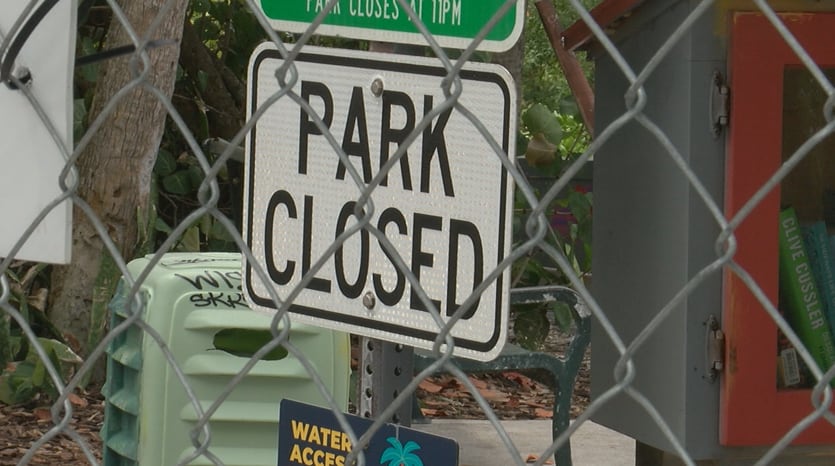Sarasota park remains closed nearly two years after Hurricane Milton