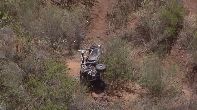 Two rescued after ATV plunges off Valley Center cliff