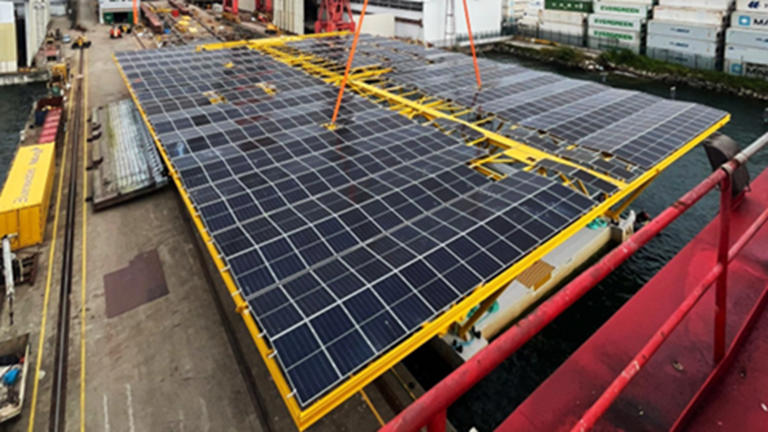 Spain launches floating solar platform that uses the sea to improve ...