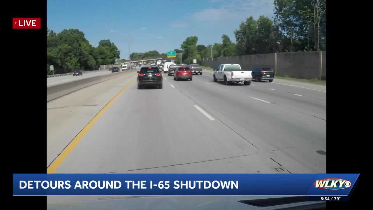 Drivers have mixed reactions to alternate routes on first day of I-65 ...
