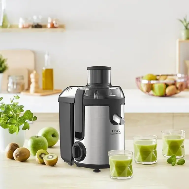 El extractor de jugos T-fal Plus de acero inoxidable en promoción con ...