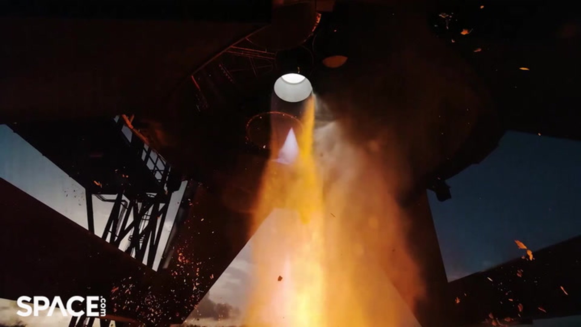 SpaceX Starship single engine test fire simulates flight 7 in-space burn