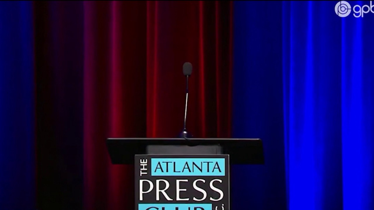 Atlanta runoff debate features empty podium