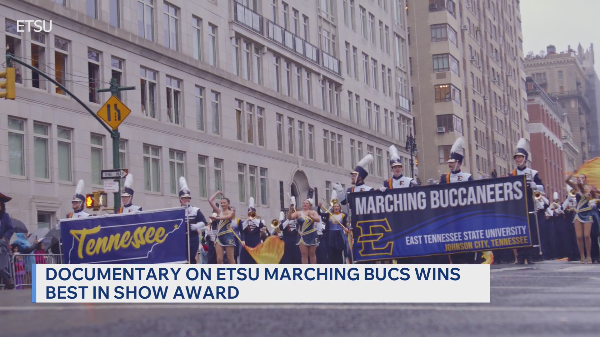 Promotion of ETSU 'Marching Bucs' documentary wins top state honor
