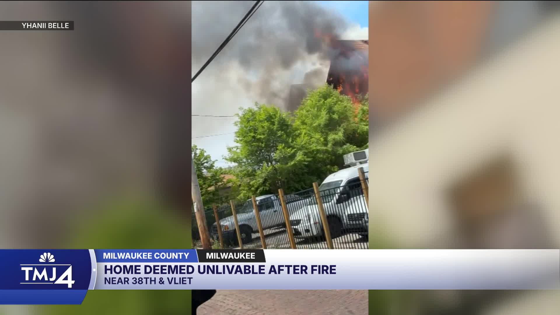 Milwaukee house fire on Vliet Street leaves home unlivable, no injuries ...