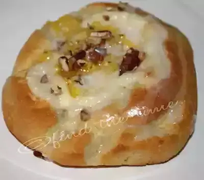 Pineapple cream cheese danish