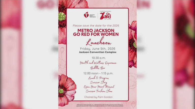 2026 Jackson Go Red for Women Luncheon