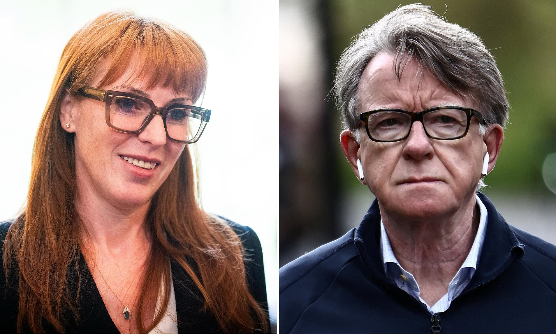 Angela Rayner was branded a 'destabilising' figure by Mandelson, files ...