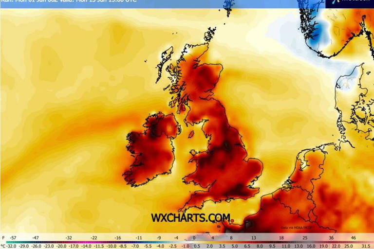 Scotland facing 'higher than average' weather in new UK heat maps
