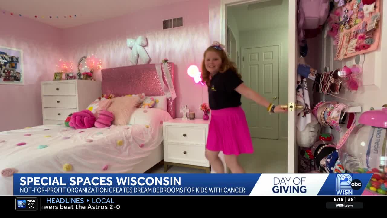 East Troy girl's sparkling room makeover helps her through cancer journey