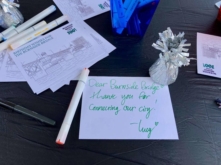 Burnside Bridge celebrates 100 years with picnic, music – and love letters