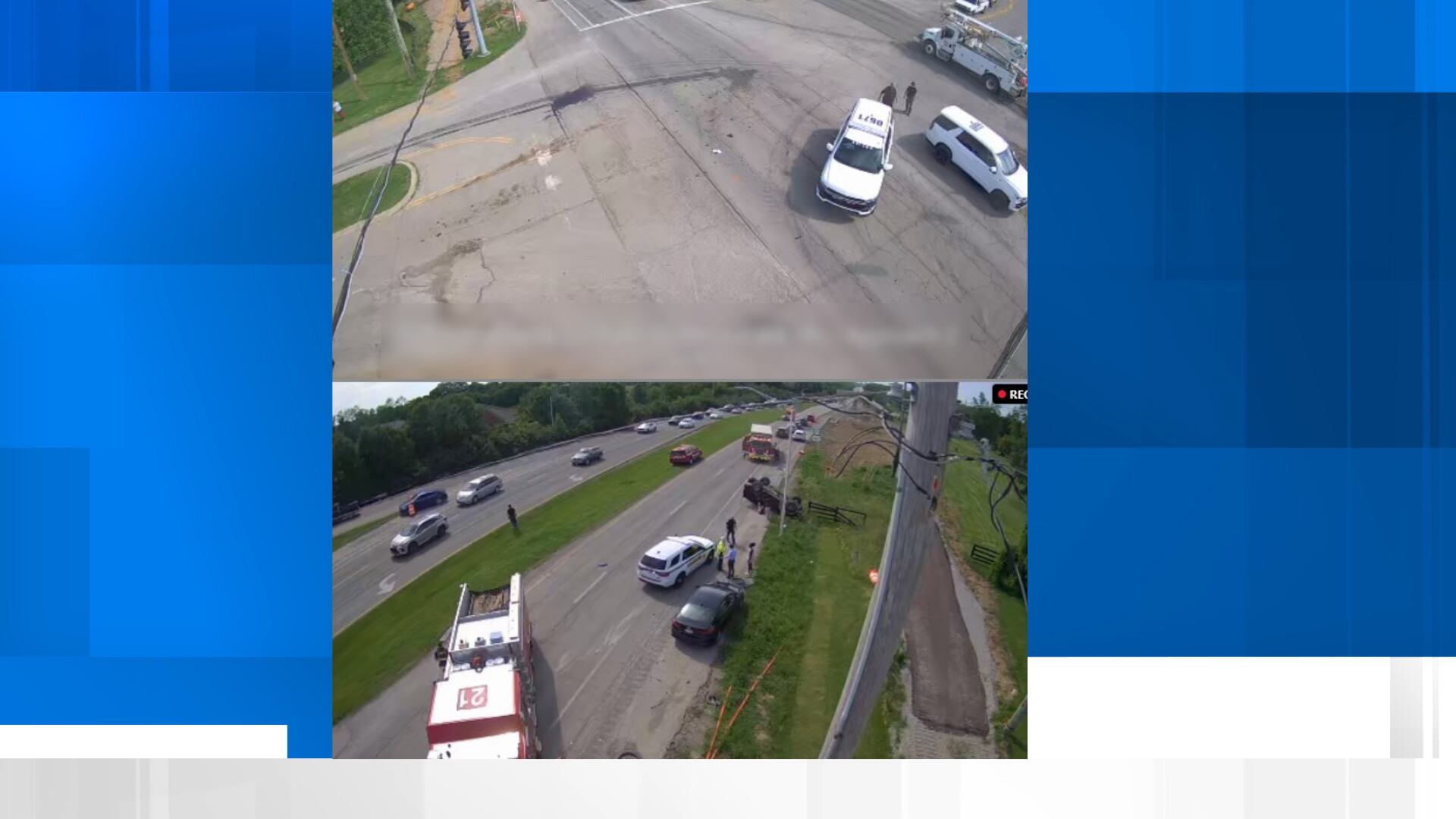 Section of Richmond Road reopens after overturned vehicle blocks ...