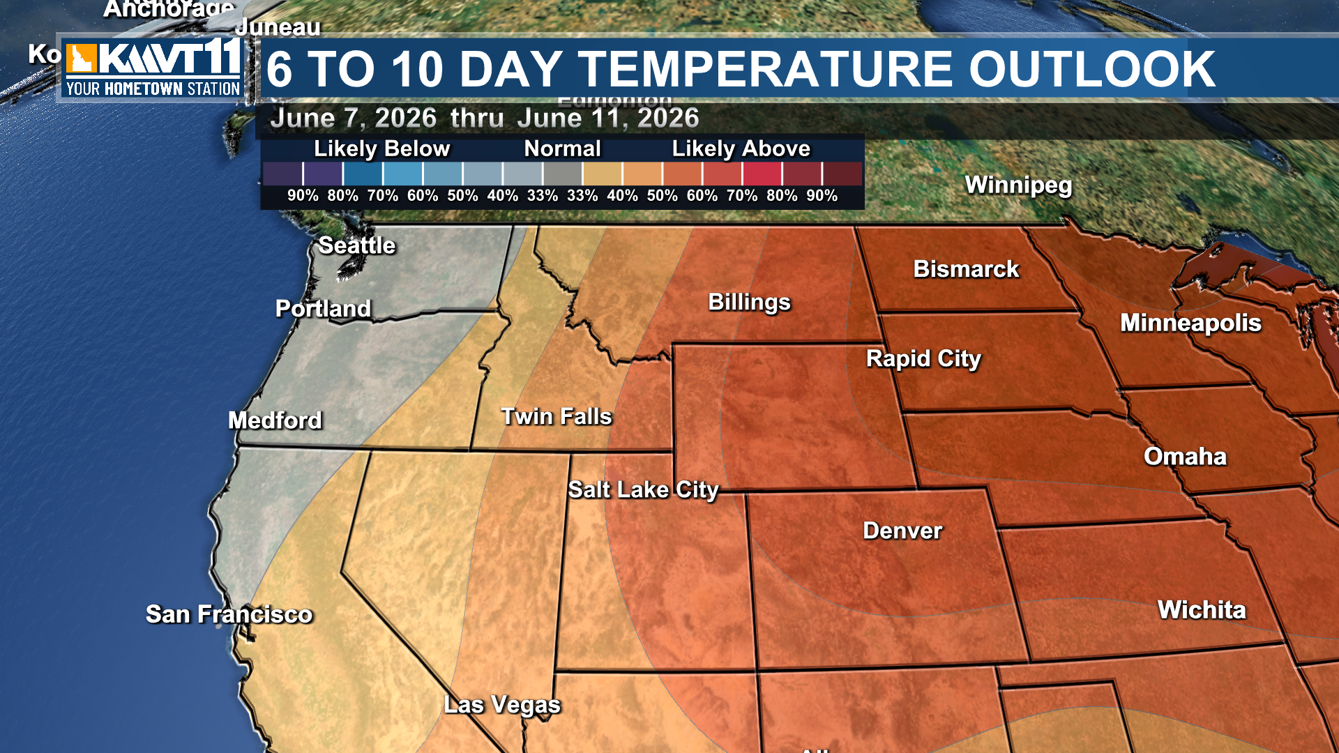 Warmer weather as we kick off the month of June
