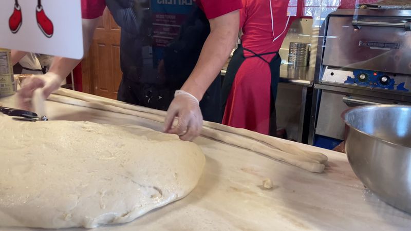 This legendary Indiana Amish spot serves giant pretzels drowned in warm ...