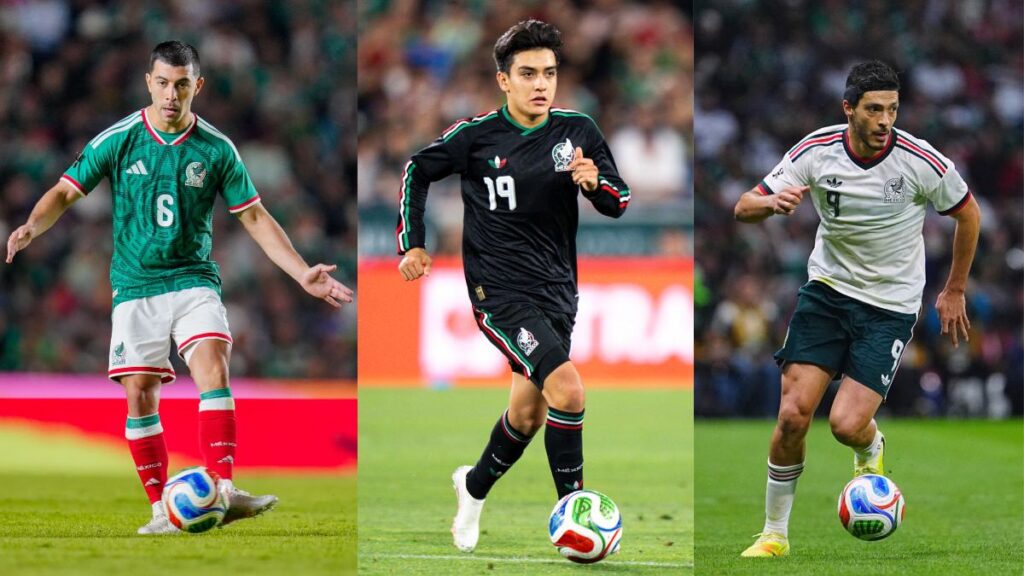 Uno por partido: así repartirá México sus tres uniformes en la fase de ...