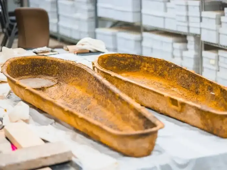 Rare 200-pound iron casket unearthed at Asylum Hill offers new hope for ...