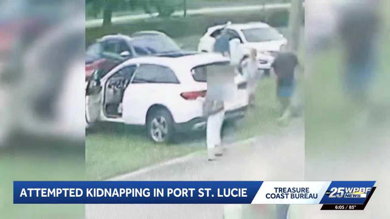 Surveillance video shows attempted kidnapping outside Port St. Lucie church