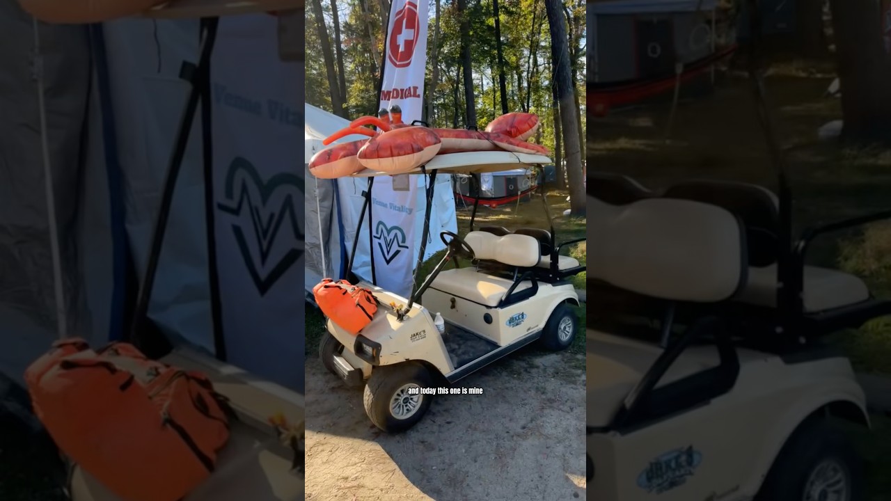A music festival ambulance